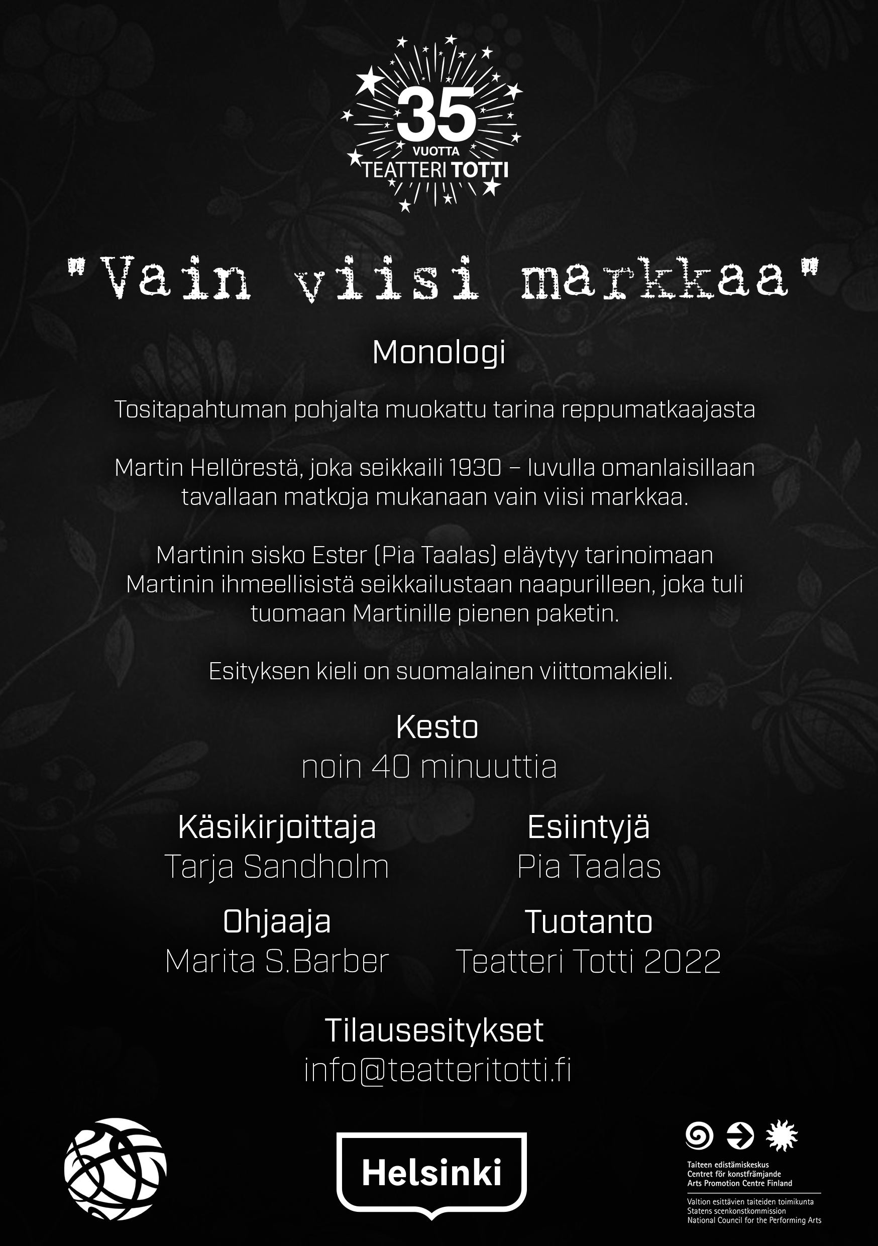 Vain 5 markkaa – Teatteri Totti